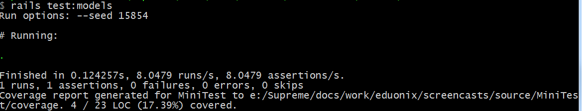 Setting Up And Using Minitest In Rails 5 Application